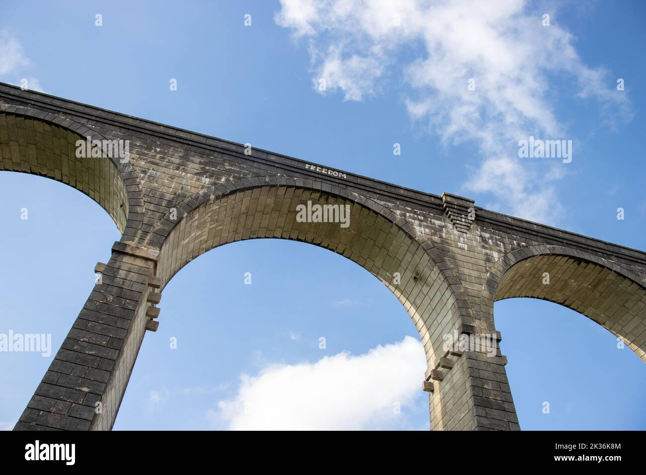 CALSTOCK, CORNWALL, UK - OCTOBER 16, 2021 the historic and famous ...