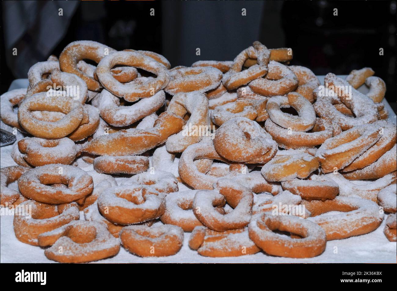 Rosquillas castellanas, homemade traditional anise donuts from Spain ...