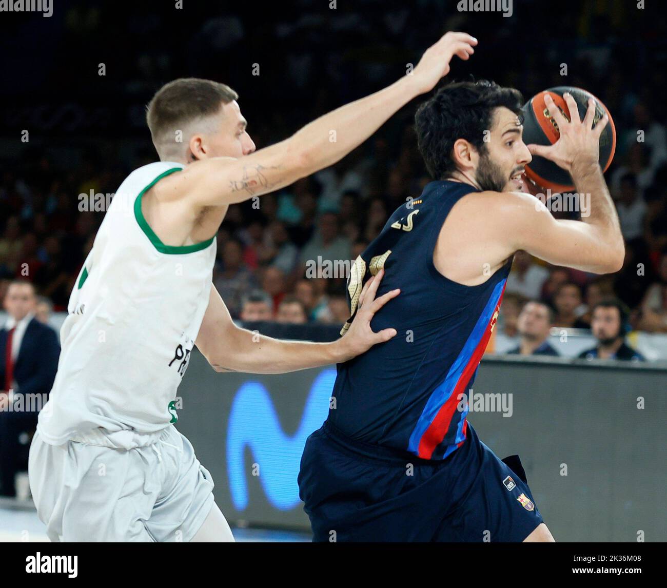 Semifinal of the Spanish Basketball Super Cup FC Barcelona vs Joventut ...