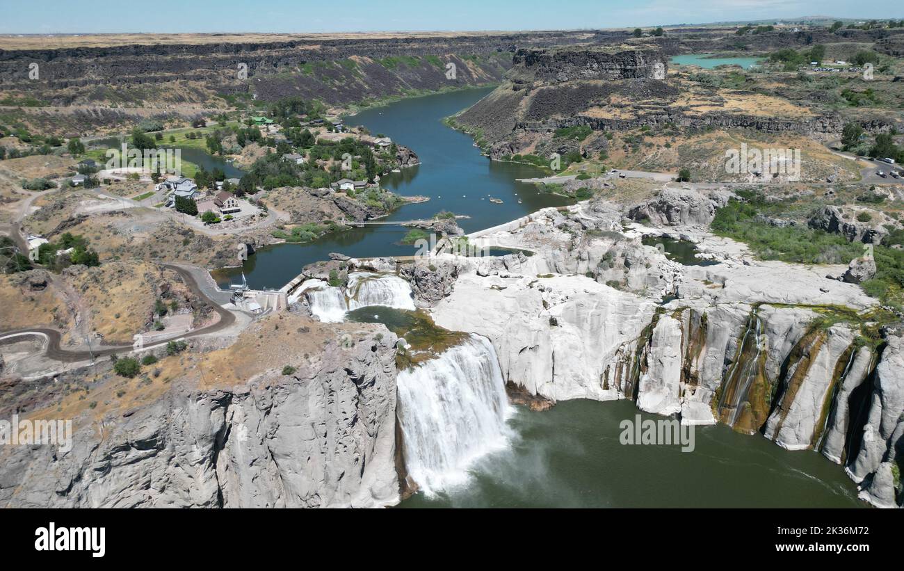 Drone view snake river canyon hi-res stock photography and images - Alamy