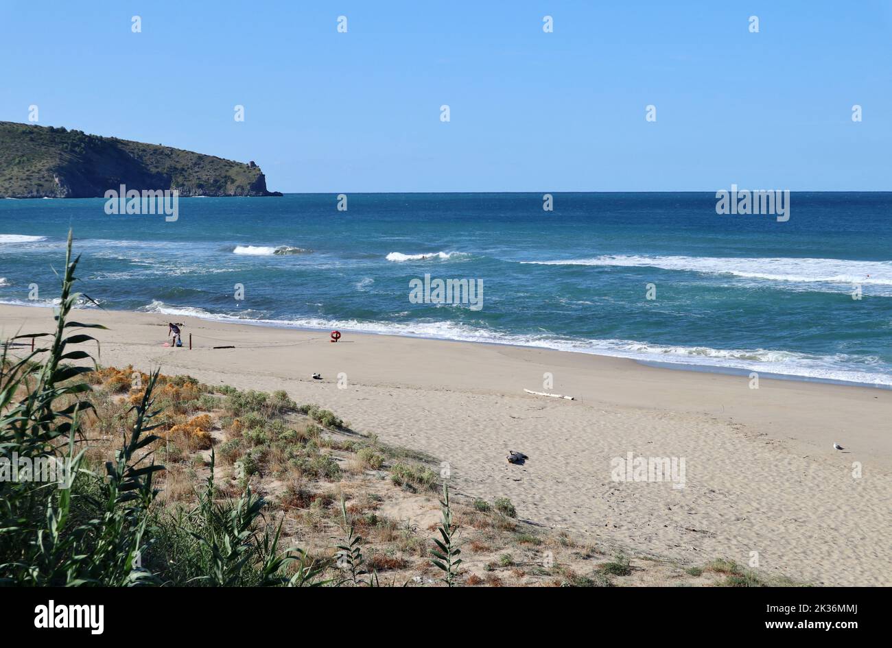 Palinuro - Spiaggia Le Saline dalla litoranea Stock Photo - Alamy