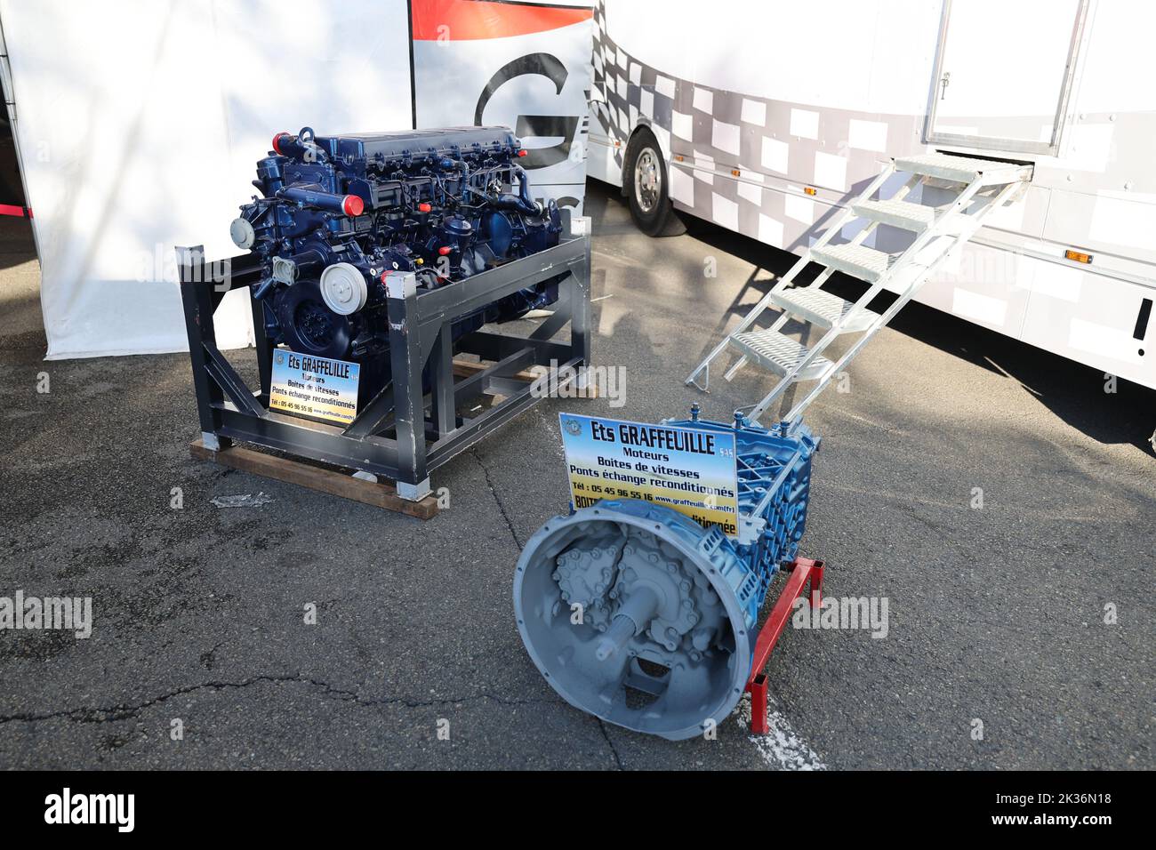 Mans, France. 25th Sept 2022. moteur, engine, illustration, during the ...