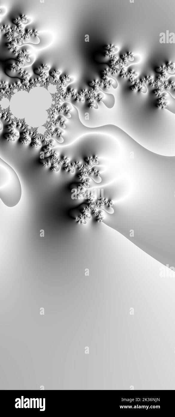 Abstract Computer generated Fractal design. A fractal is a never-ending ...