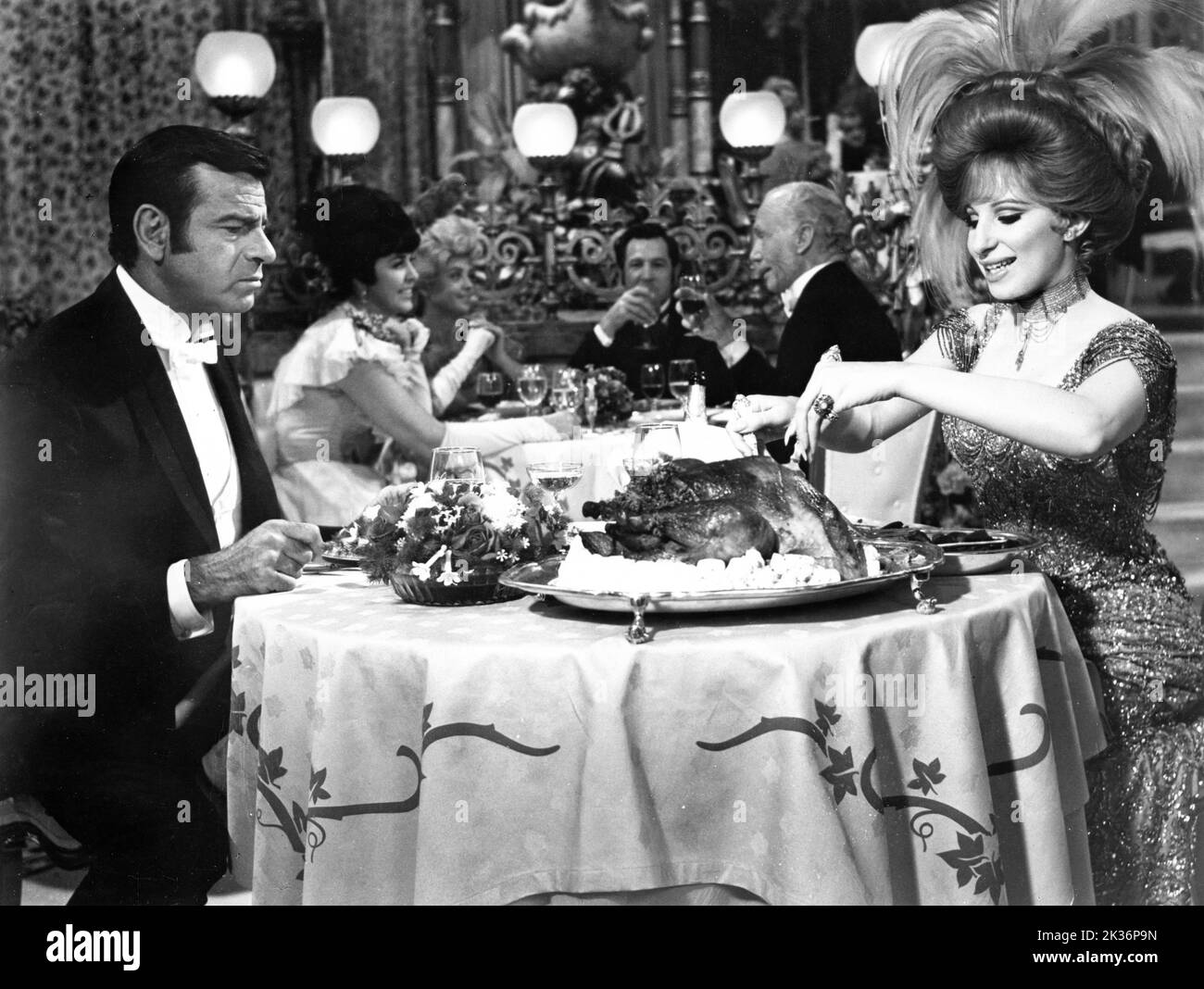 WALTER MATTHAU and BARBRA STREISAND in HELLO, DOLLY ! 1969 director ...