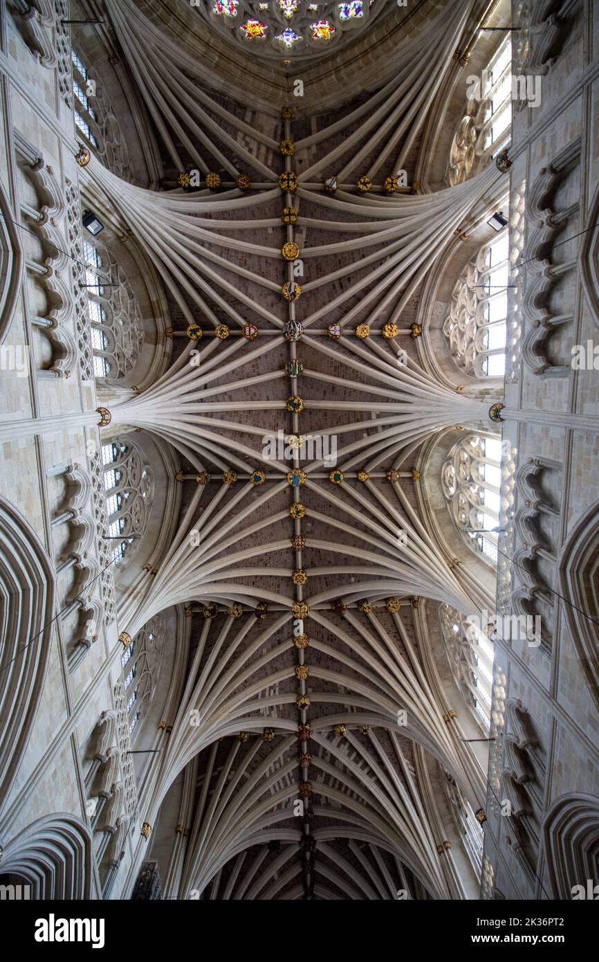 EXETER, DEVON, UK - APRIL 16, 2022 Exeter Cathedral Stock Photo - Alamy