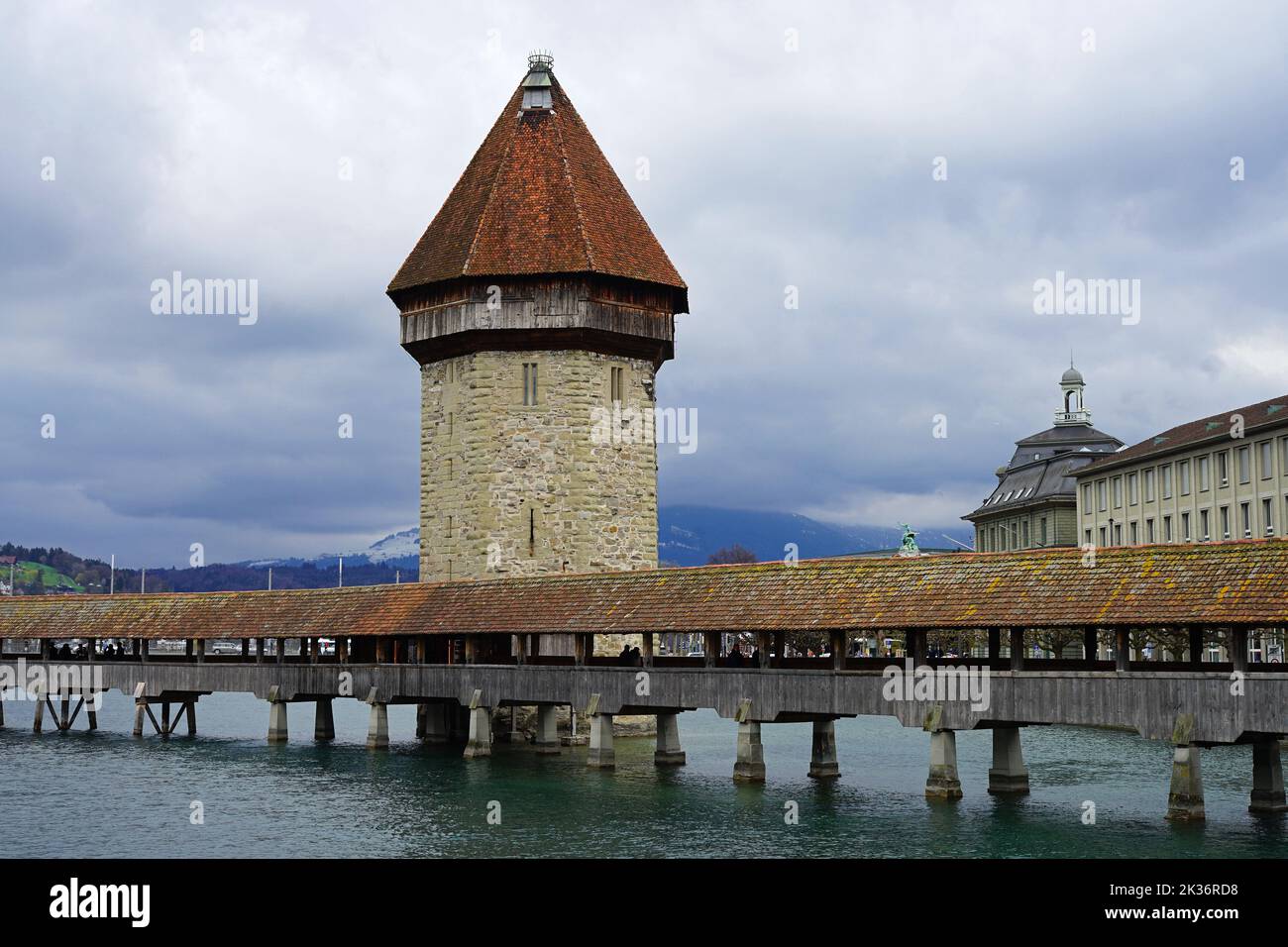 Kapel Bridge at Lucerne, Switzerland Stock Photo - Alamy