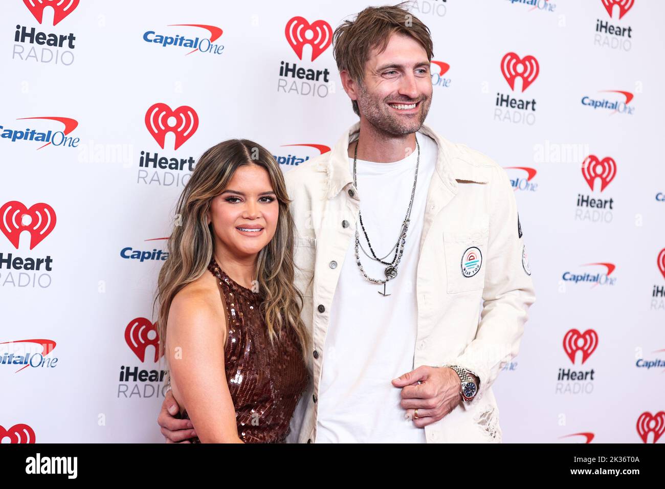 LAS VEGAS, NEVADA, USA - SEPTEMBER 24: Maren Morris and husband Ryan ...