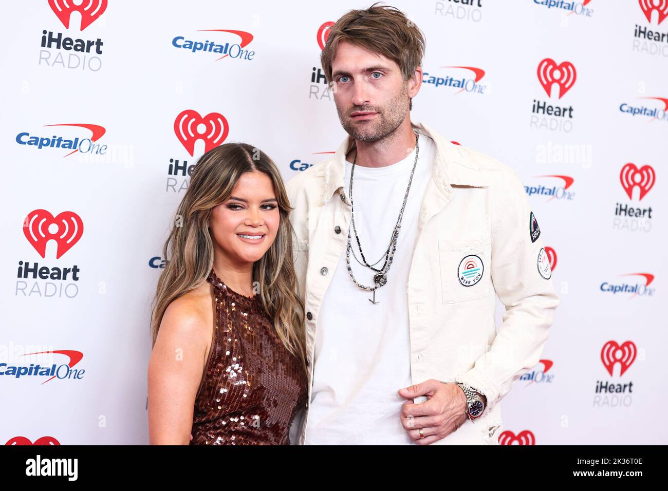 LAS VEGAS, NEVADA, USA - SEPTEMBER 24: Maren Morris and husband Ryan ...