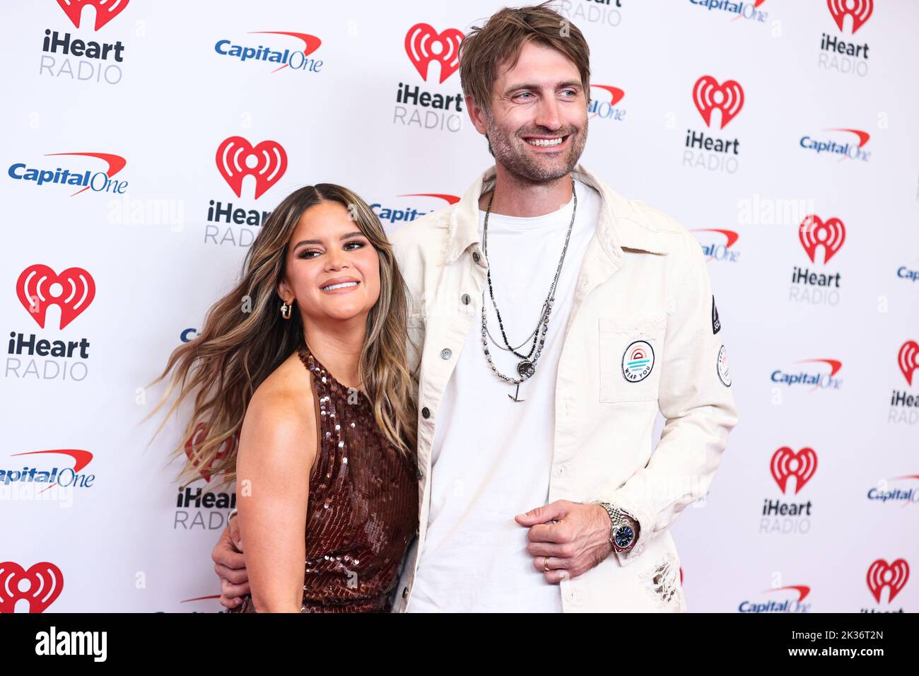 LAS VEGAS, NEVADA, USA - SEPTEMBER 24: Maren Morris and husband Ryan ...