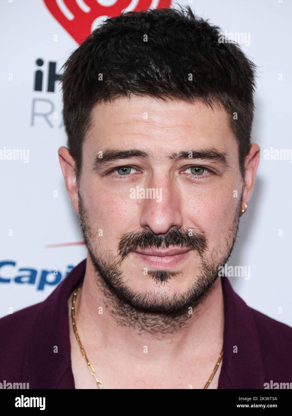 LAS VEGAS, NEVADA, USA - SEPTEMBER 24: Marcus Mumford poses in the ...