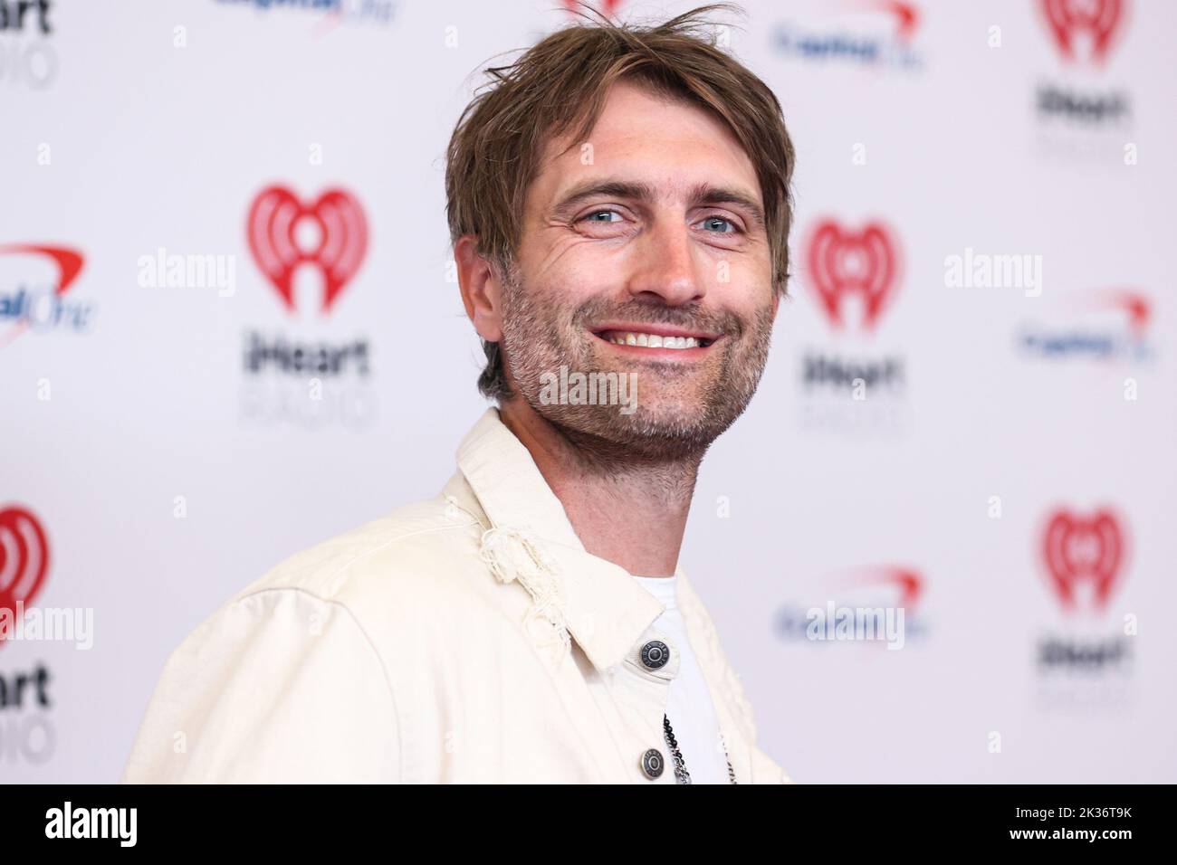 LAS VEGAS, NEVADA, USA - SEPTEMBER 24: Ryan Hurd poses in the press ...