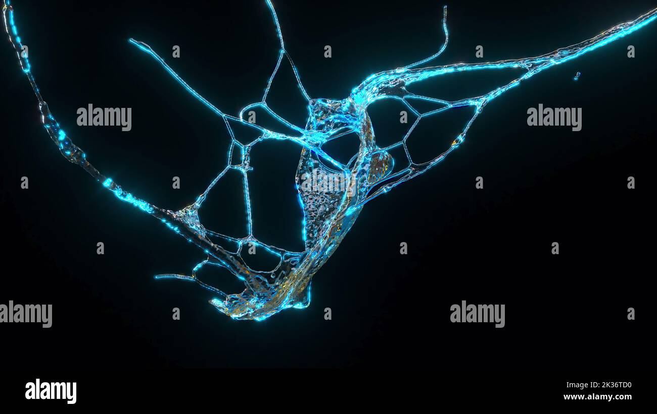 Liquid Water drop collider Nature environment background super slow ...