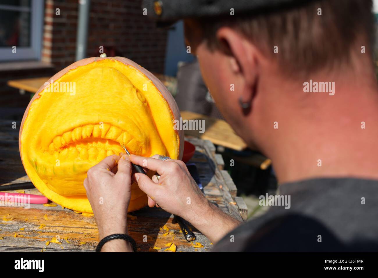 Klaistow, Germany. 25th Sep, 2022. At the Klaistow Asparagus and ...