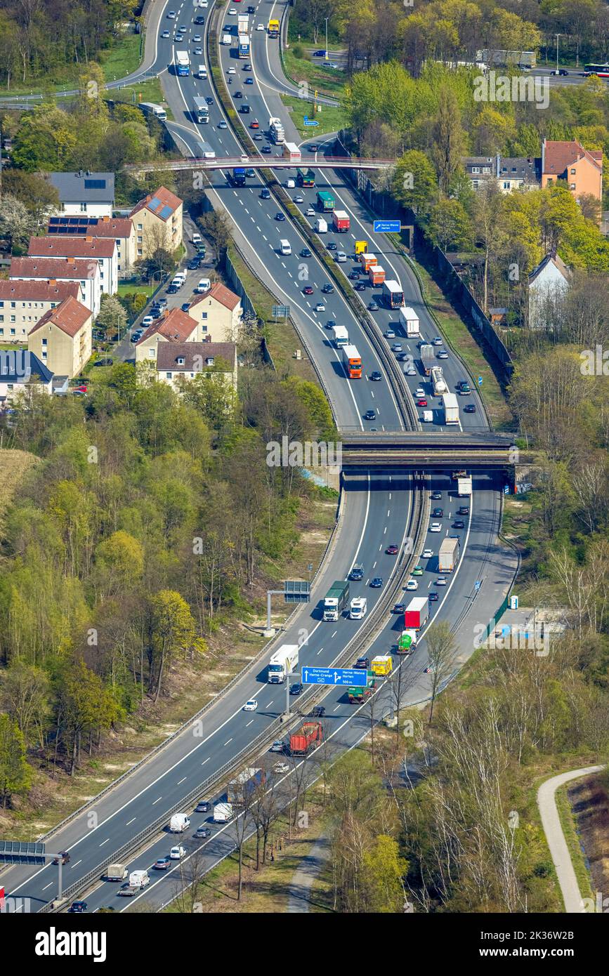 Traffic jam on the a42 freeway hi-res stock photography and images - Alamy