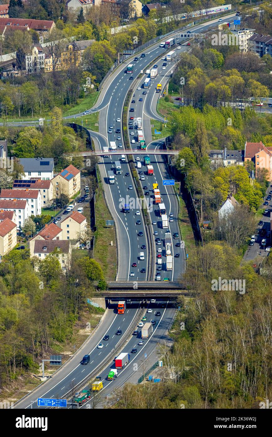 Traffic jam on the a42 freeway hi-res stock photography and images - Alamy