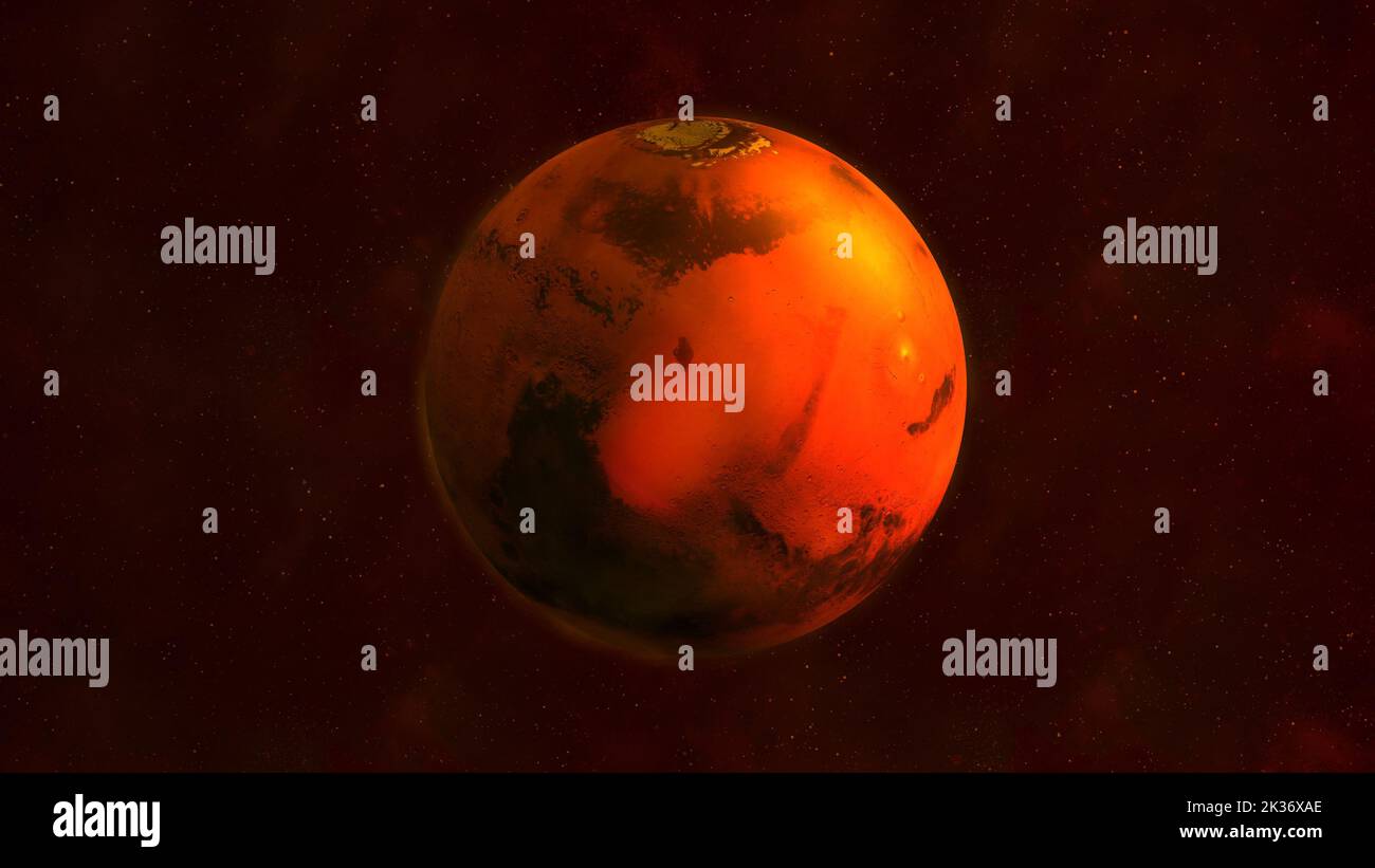 Mars relief map hi-res stock photography and images - Alamy