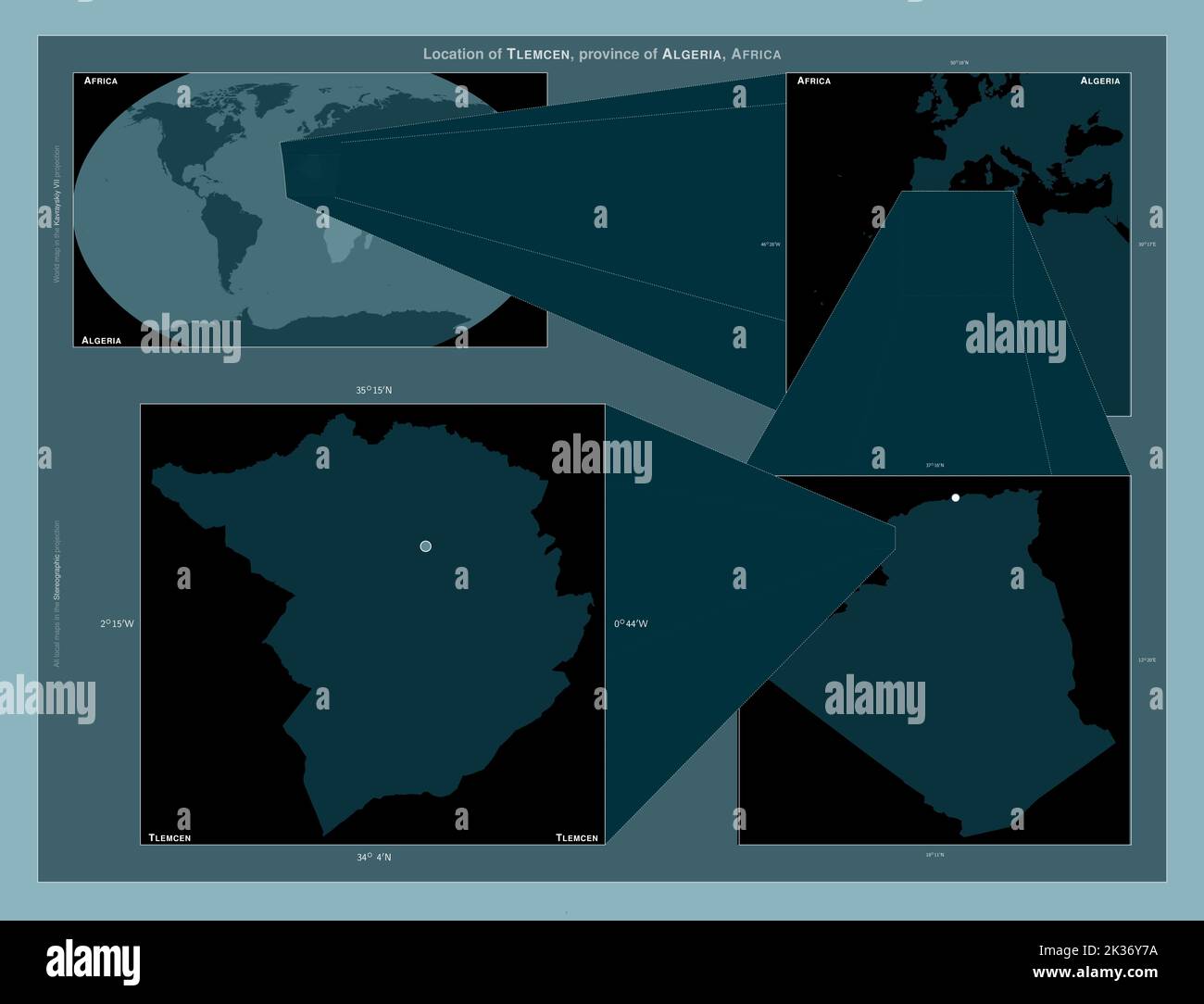 Tlemcen map Stock Vector Images - Alamy