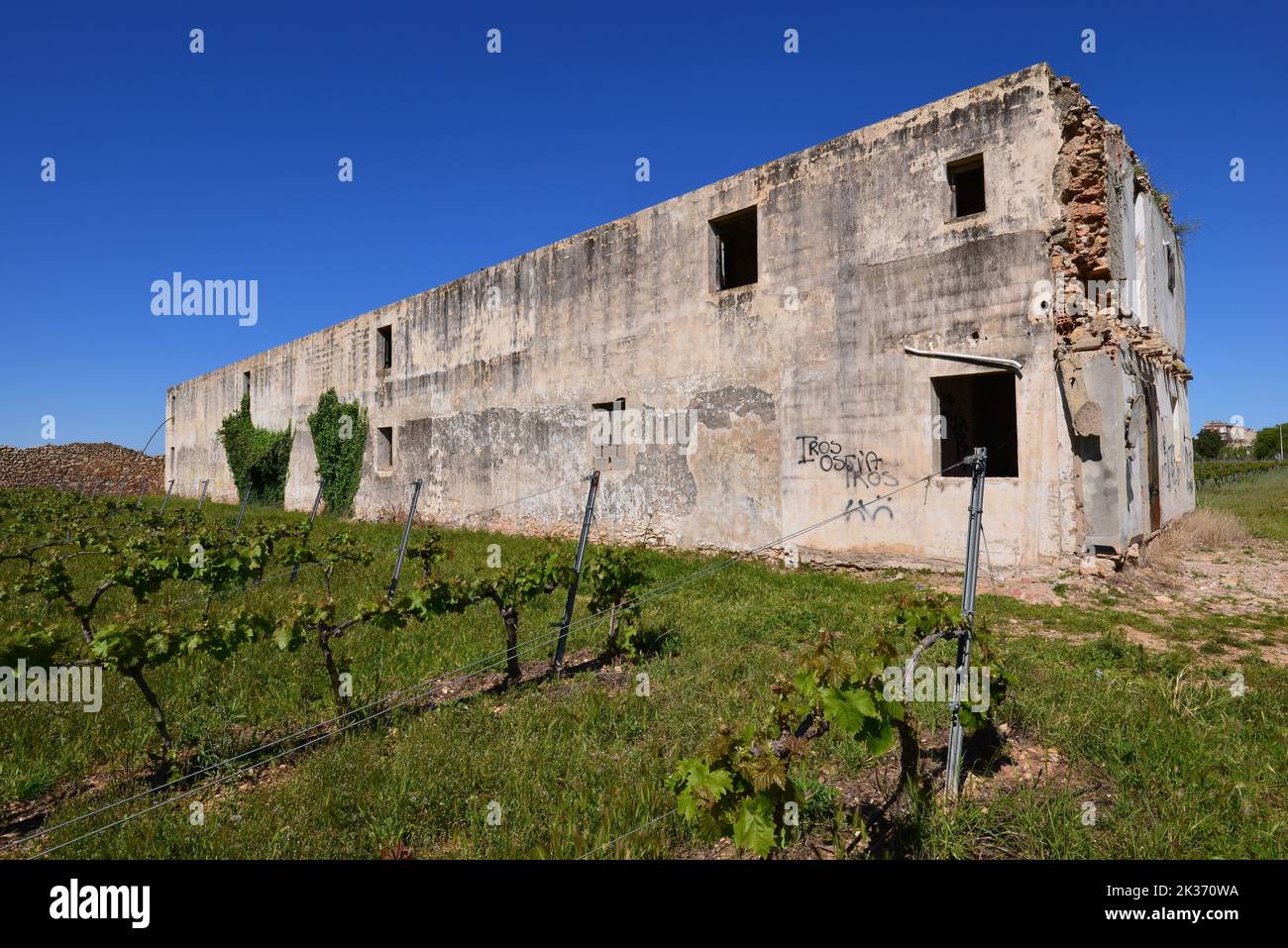 The historic abandoned psychiatric building in El Verger Stock Photo ...