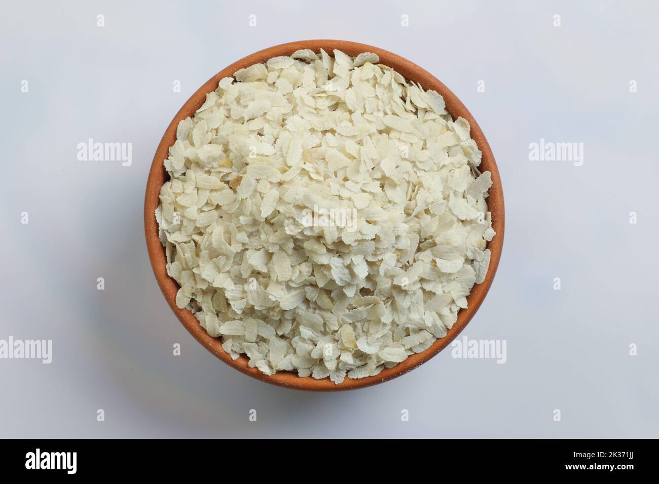 Raw Flattened Rice or Thick or thin Rice Flakes for Namkeen Chivda ...