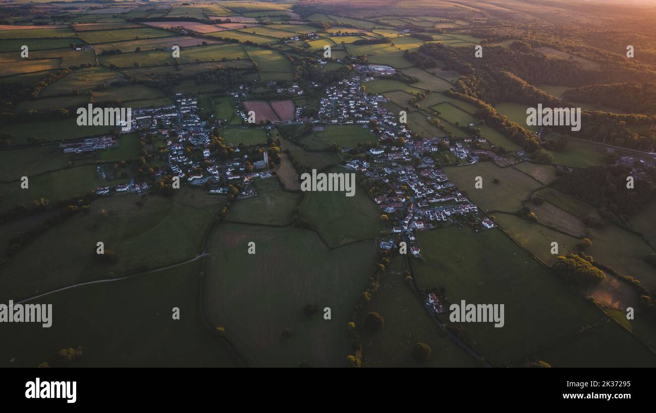 Countryside aerial england hi-res stock photography and images - Alamy