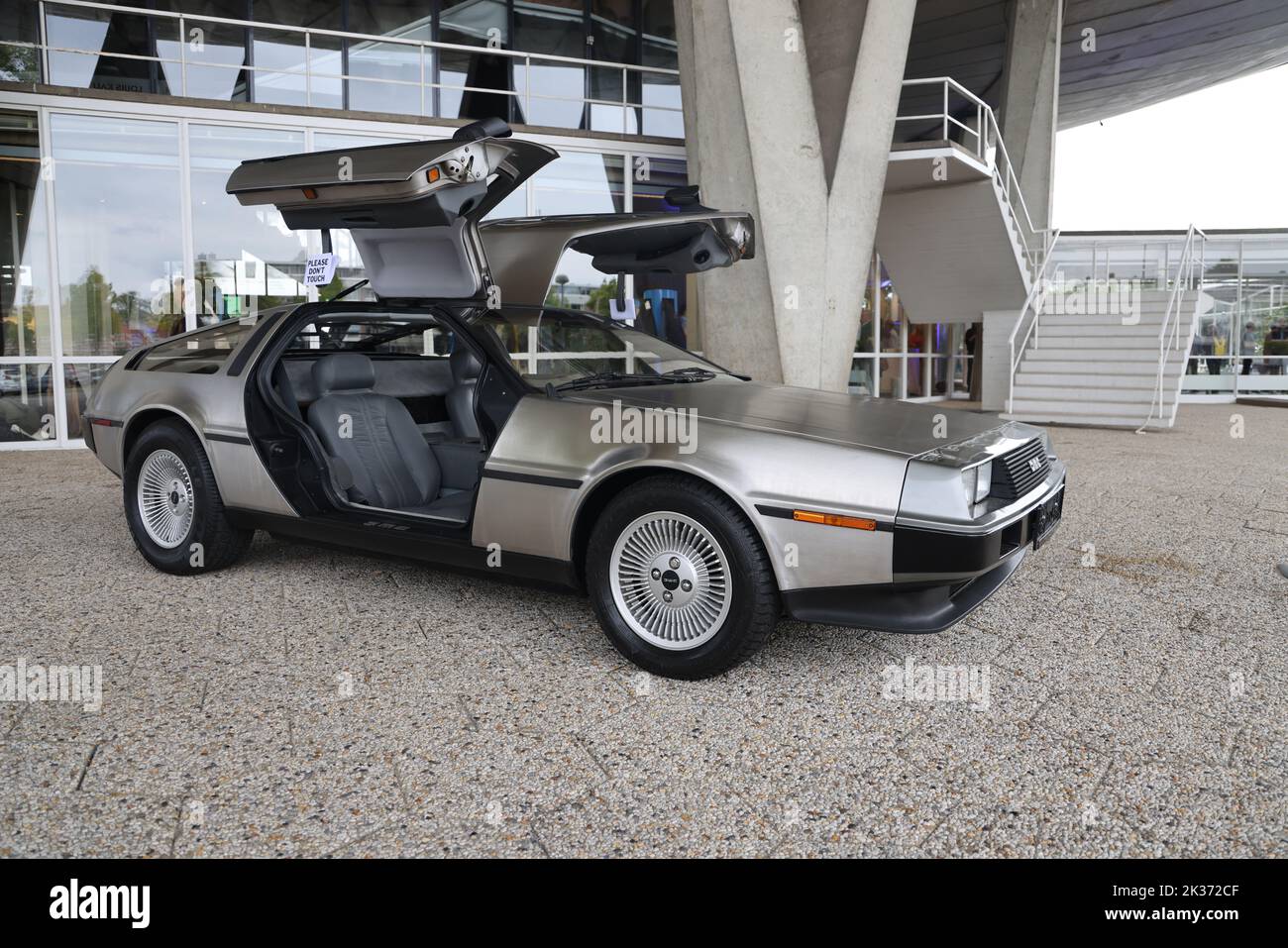 DMC DeLorean car that acted as time travel device (time machine) in the ...