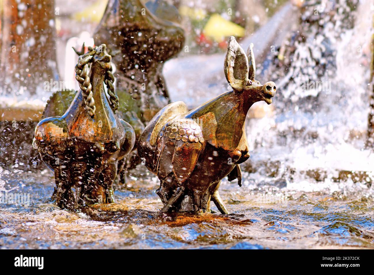 Neustadt an der Weinstrasse, Germany - August 2022: Sculpture at ...