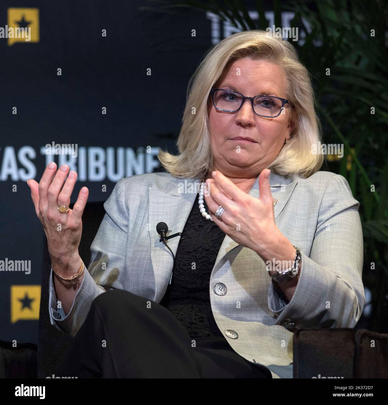 September 24, 2022 - Austin, Texas, USA - U.S. Representative LIZ ...