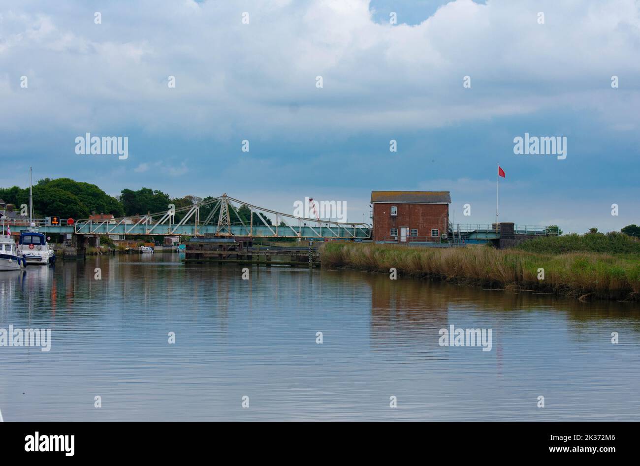 Reedham Swing Bridge, Norfolk Stock Photo - Alamy