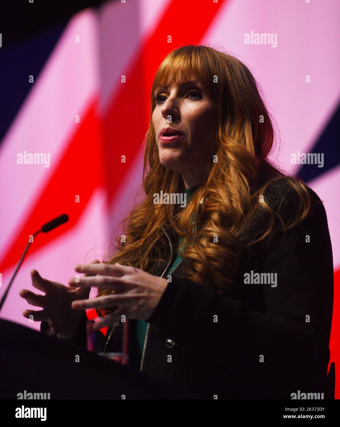 Angela raynor deputy leader labour party liverpool conference ke hi-res ...