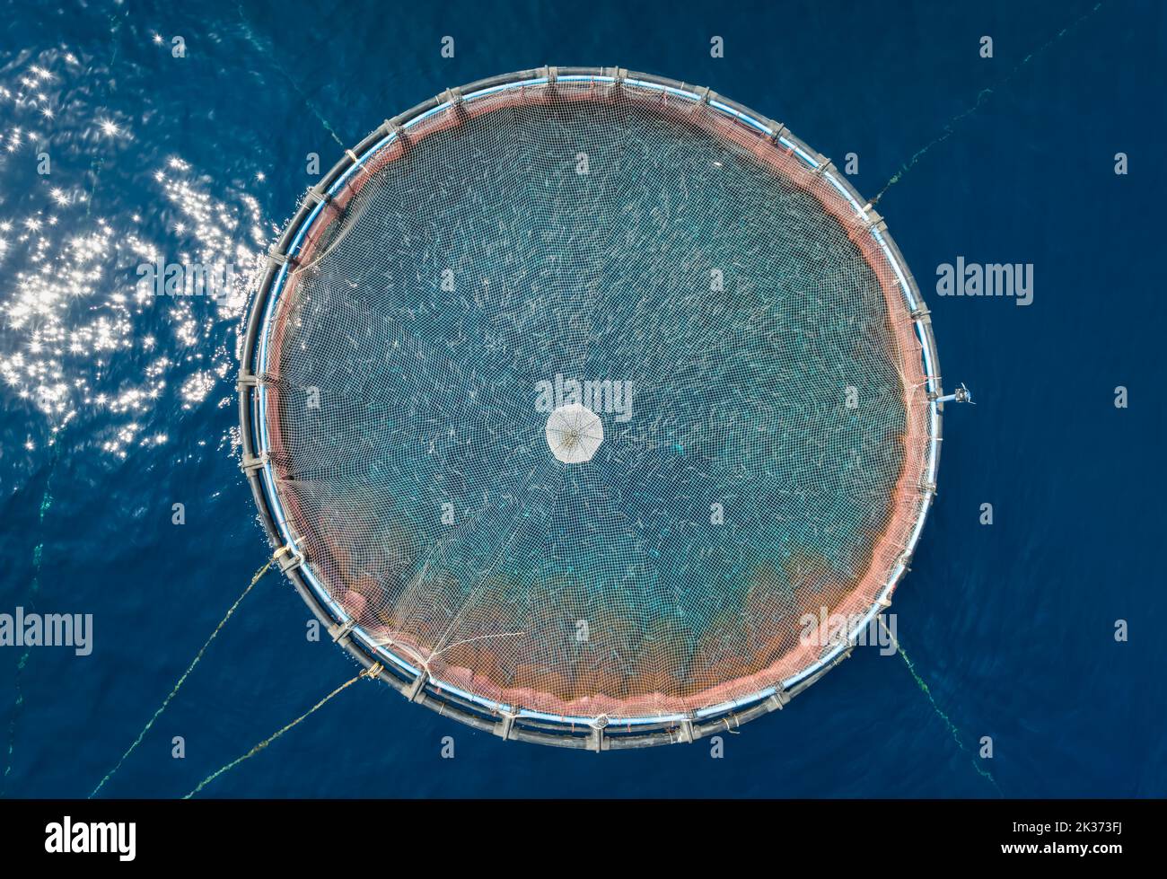 Fishing net top view hi-res stock photography and images - Alamy