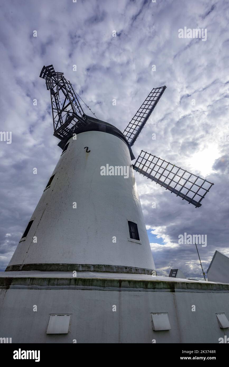 Lytham St Annes windmill on the seafront of the Lancshire resort Stock ...