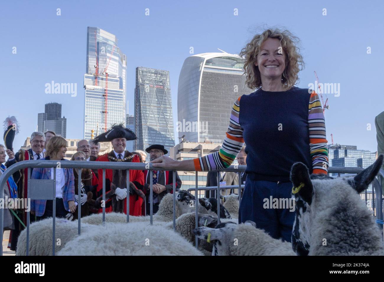 London, UK. 25th Sep, 2022. TV presenter Kate Humble leads the annual ...