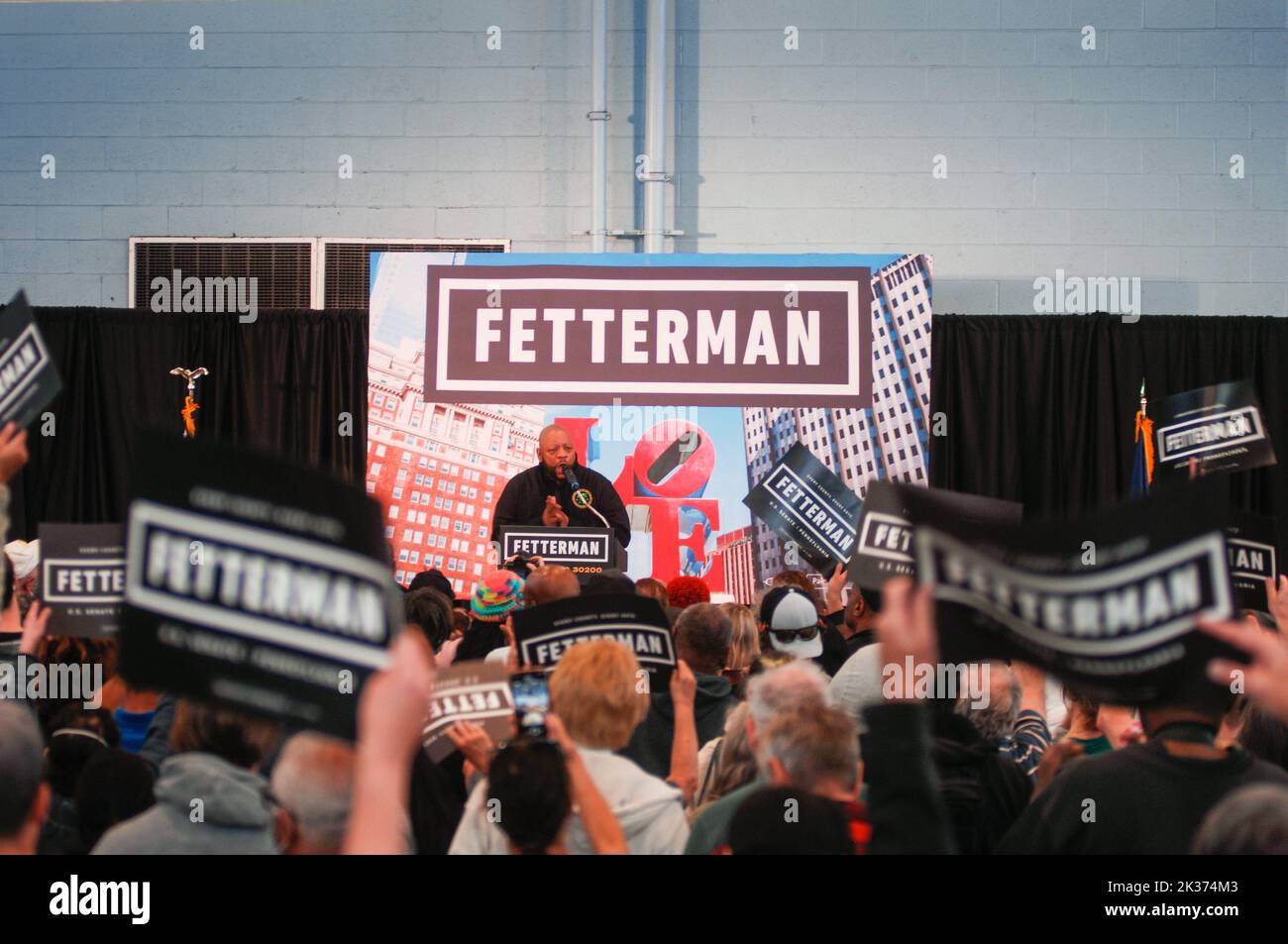 Philadelphia, USA. 24th Sep, 2022. AFSCME District Council 33 President ...