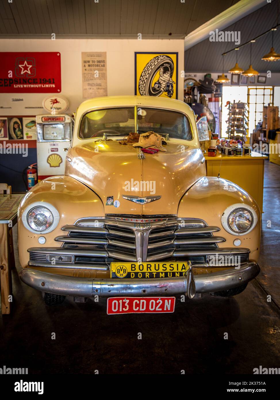 Interior of the Canyon Roadhouse restaurant, Fish River Canyon, Namibia ...