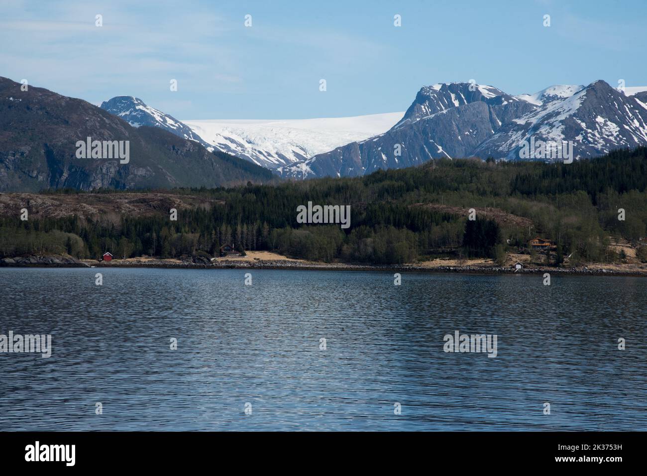 Svartisen is Norway's second largest glacier located in Saltfjell ...