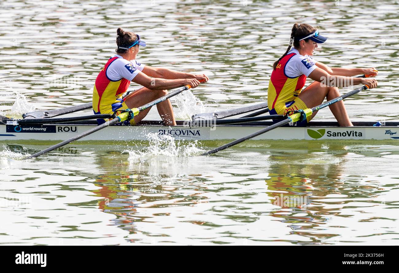 Racice, Czech Republic. 25th Sep, 2022. Ancuta Bodnar, Simona Radis of ...