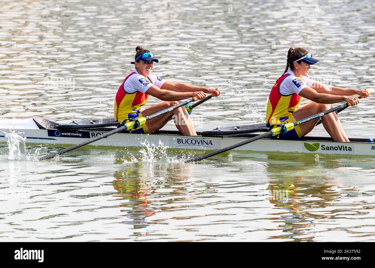Racice, Czech Republic. 25th Sep, 2022. Ancuta Bodnar, Simona Radis of ...