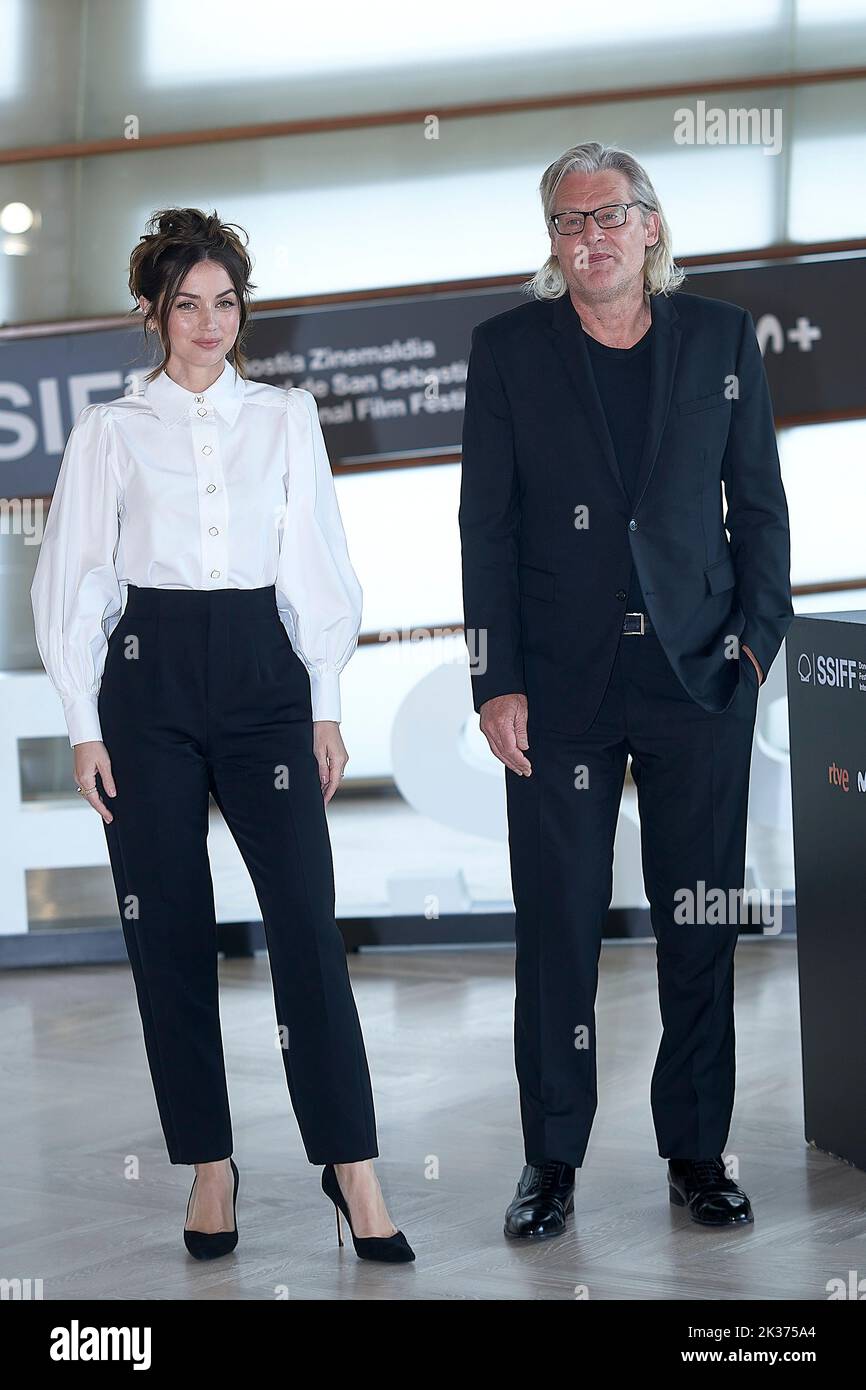 Ana de Armas and Andrew Dominik attend 'Blonde' photocall during the ...