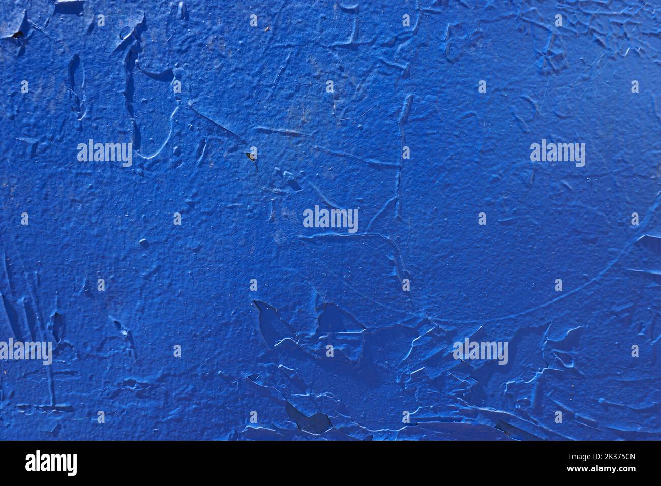 Blue painted and weathered metal floor, background Stock Photo - Alamy