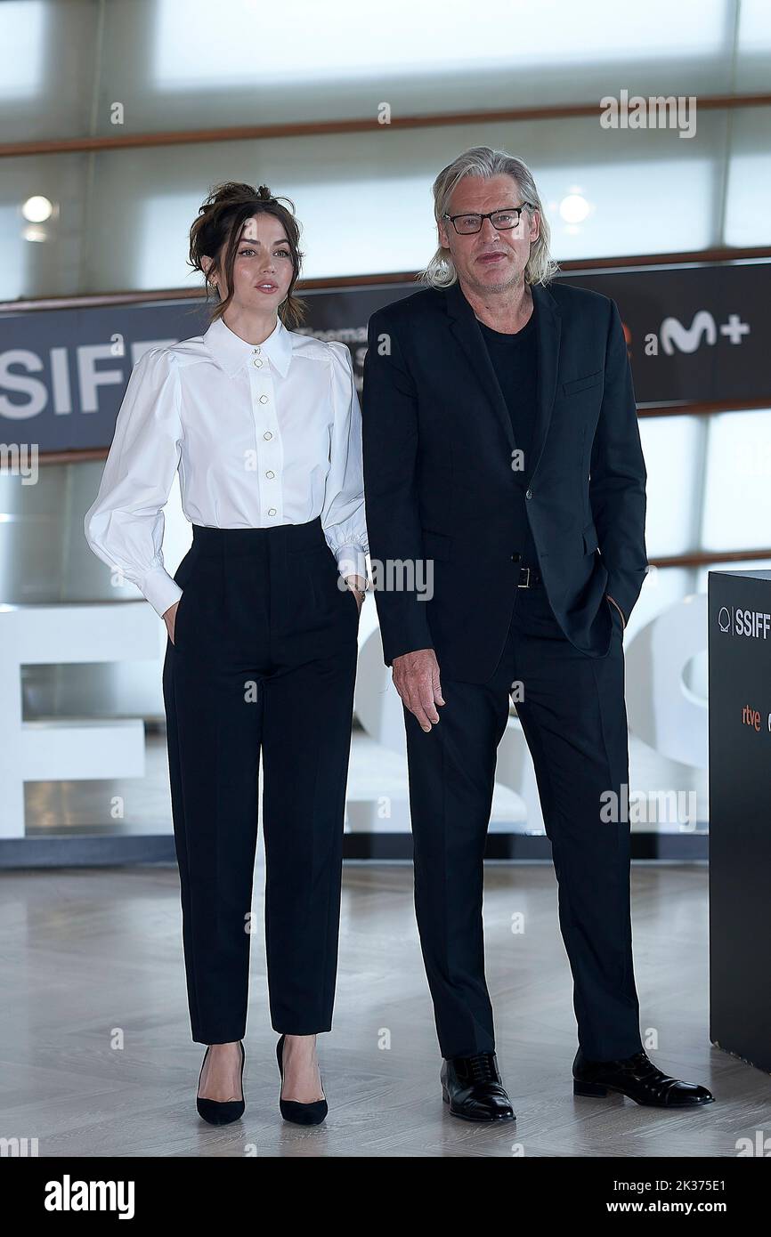 Ana de Armas and Andrew Dominik attend 'Blonde' photocall during the ...