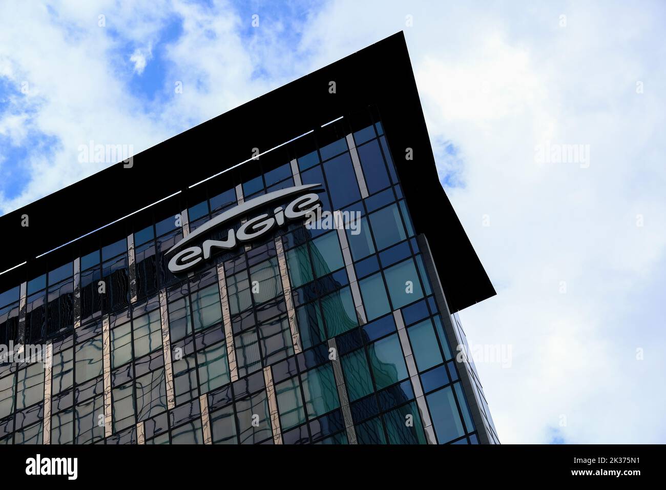 Brussels, Belgium. 25th Sep, 2022. Exterior view of building of French ...