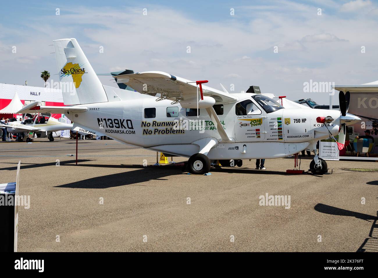 Marrakesh, Morocco - April 30, 2016: Commercial plane at airport and ...