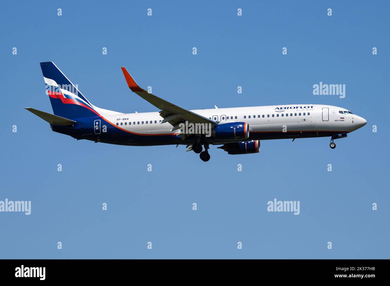 Vienna, Austria - May 13, 2018: Aeroflot Boeing 737-800 VP-BKK ...