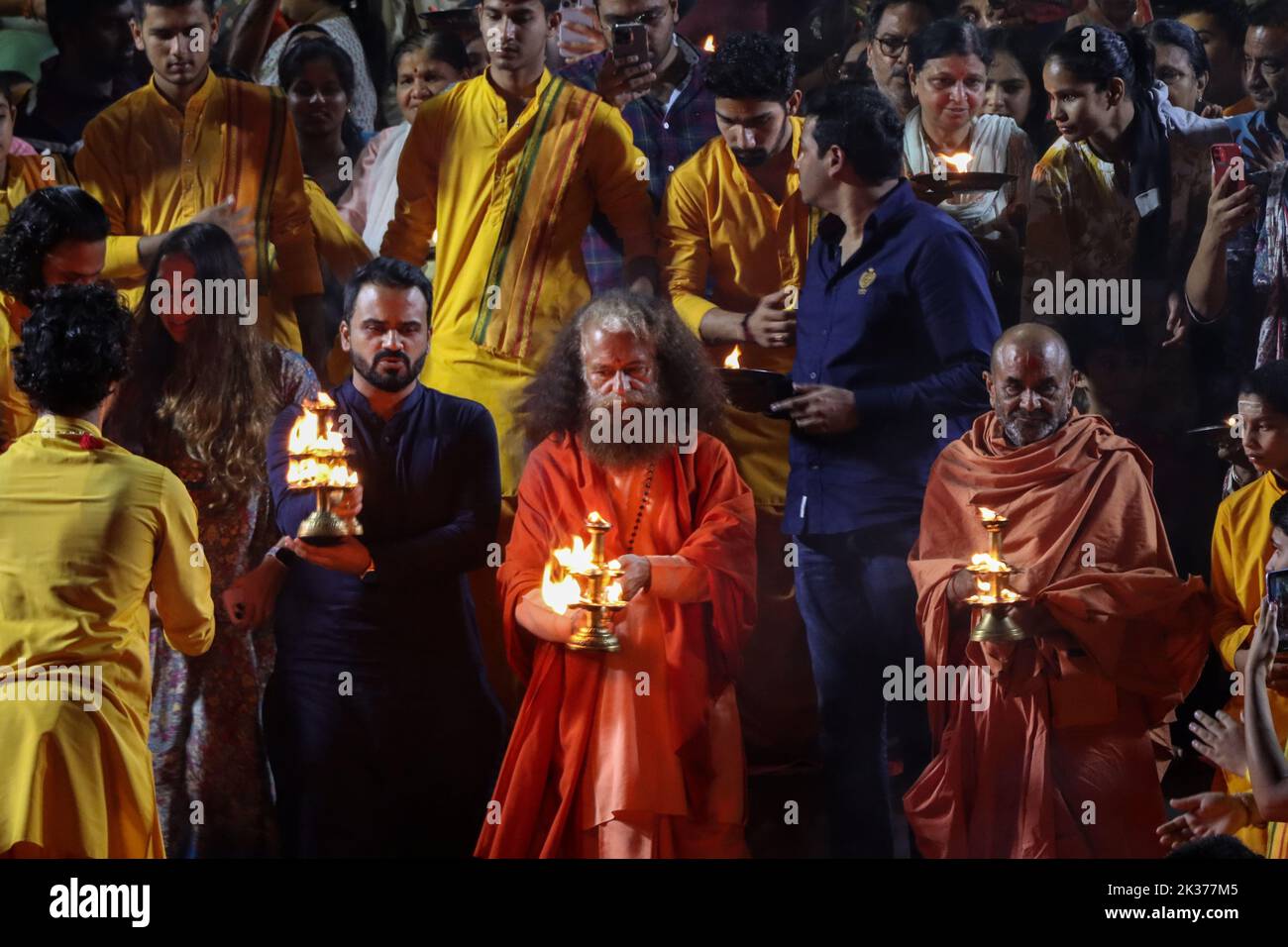 Rishikesh, Uttarakhand, India. 23rd Sep, 2022. Swami Chidanand ...