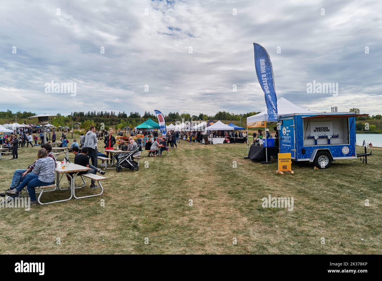 Craft beer festival Stock Photo - Alamy