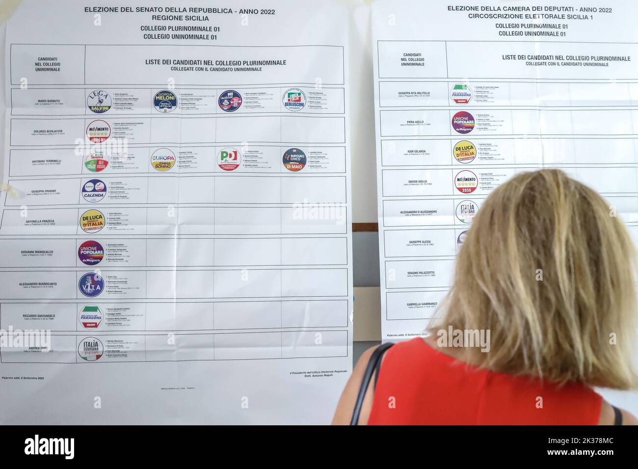 Italy 2022 election posters hi-res stock photography and images - Alamy