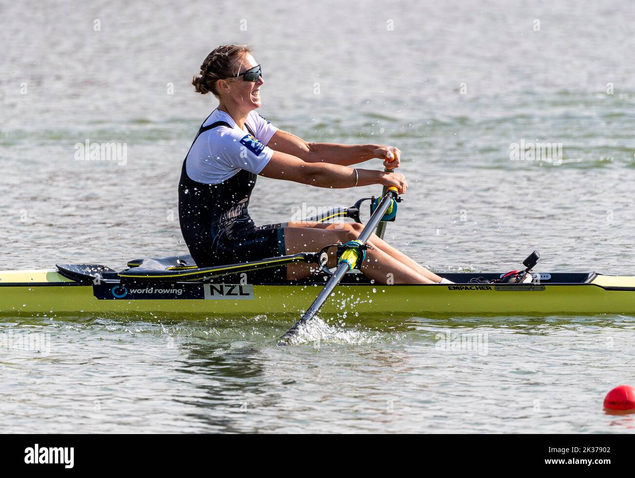 Racice, Czech Republic. 25th Sep, 2022. Emma Twigg of New Zealand ...