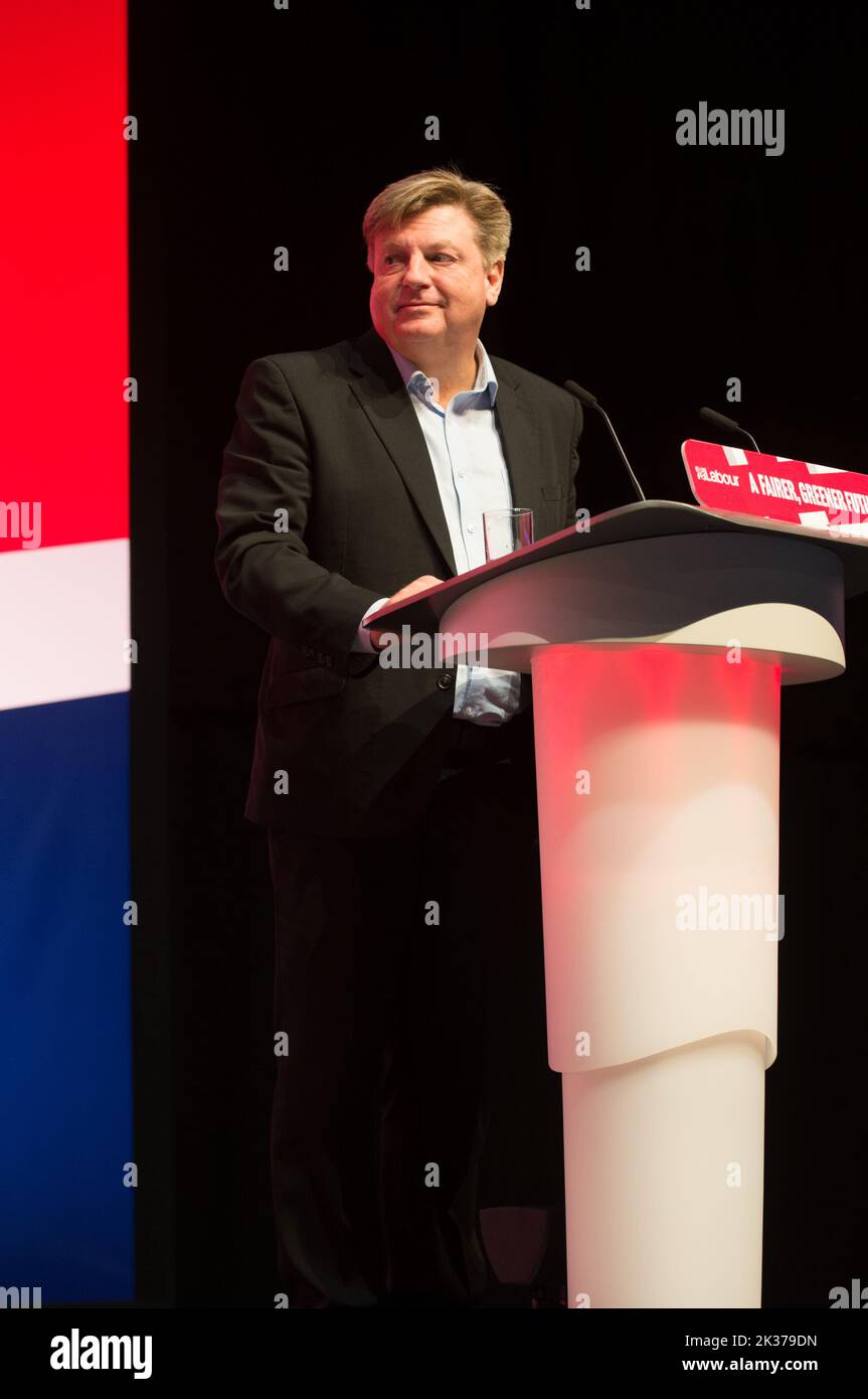 September 25, 2022: David Evans General Secretary, Labour party ...