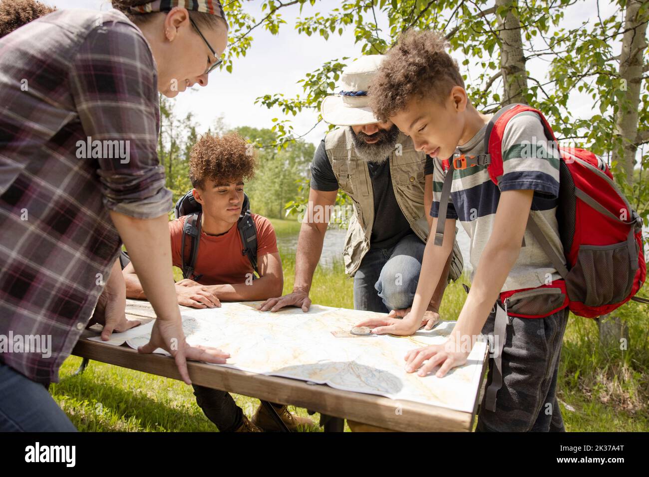 Map of lake forest hi-res stock photography and images - Alamy