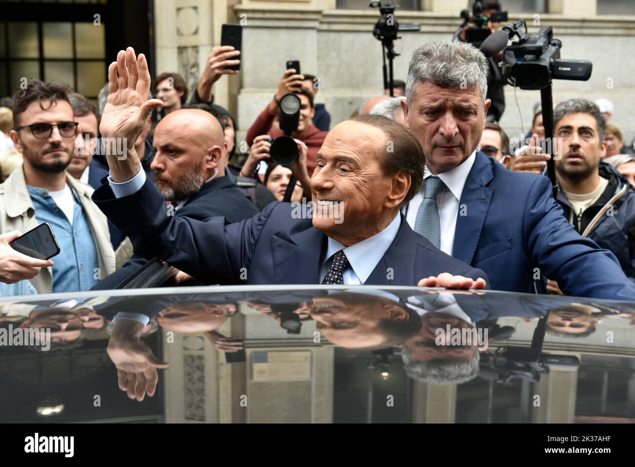 Milan, Lombardia, Italy. 25th Sep, 2022. The 2022 Italian general ...